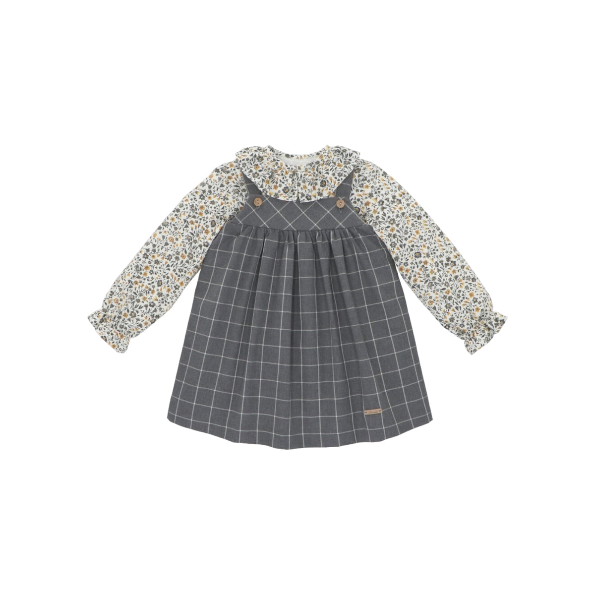 Khardal Antracite Girl 2-piece Overall Set – Piccoli & Co