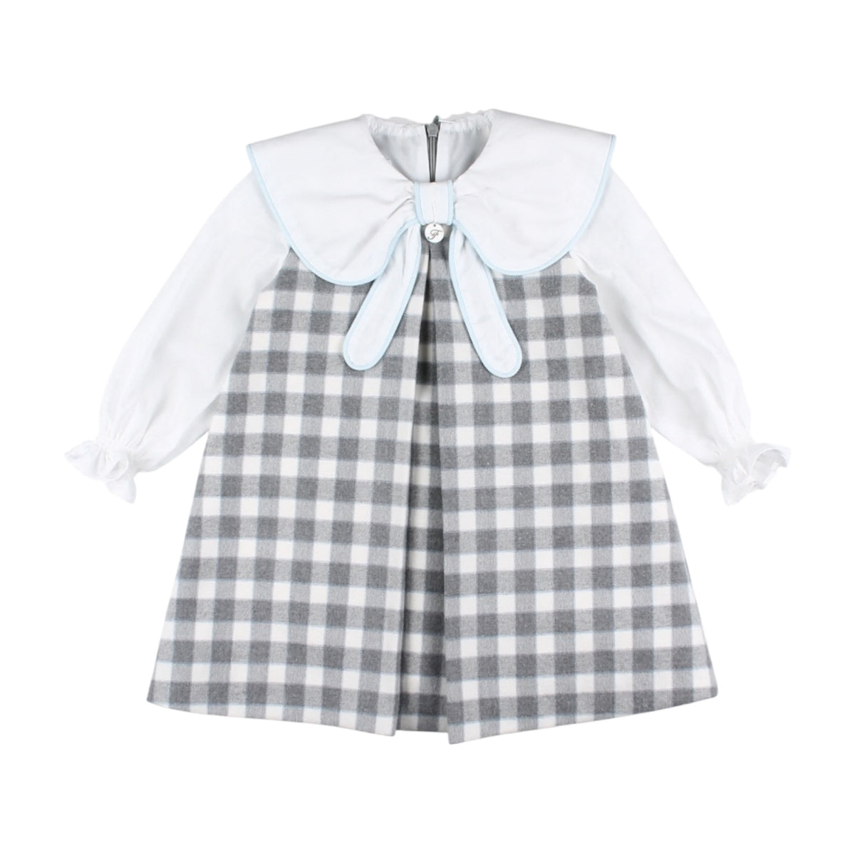 Touille Girl Grey Checkered Dress – Piccoli & Co