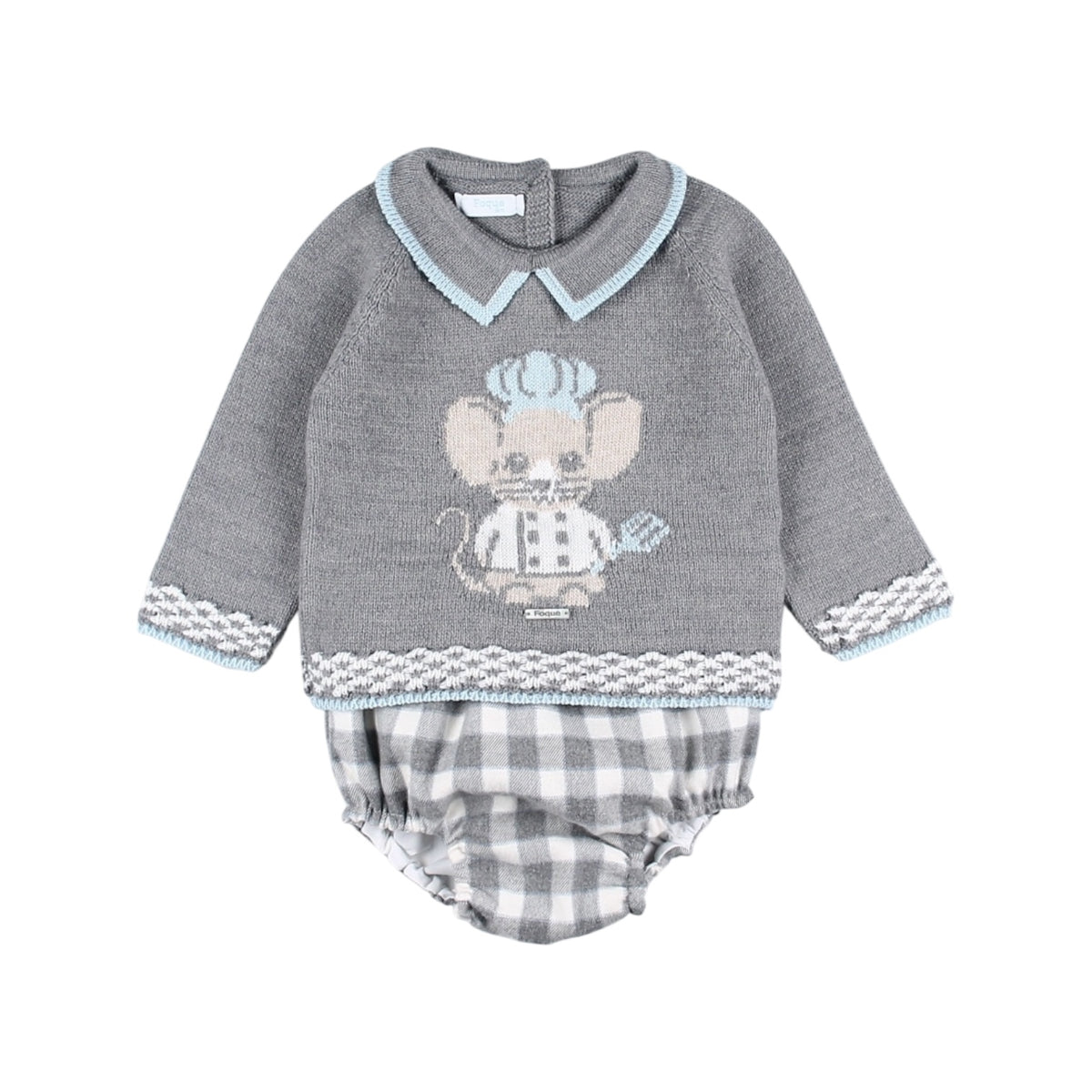 Touille Boy Chef Mouse Half-Knitted 2-Piece Set – Piccoli & Co