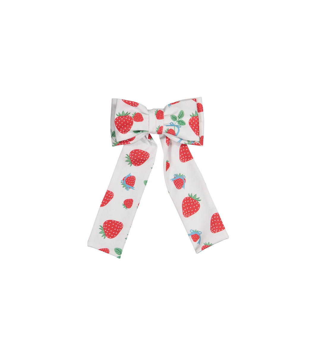 Logan XL Strawberries and Bows Bow – Piccoli & Co